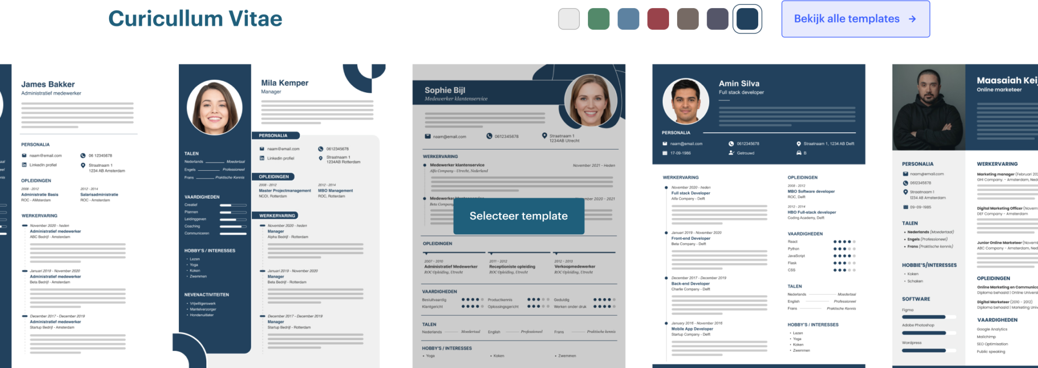 Een moderne cv maken doe je zo • Gratis Sollicitatiebrief & CV tips, en ...